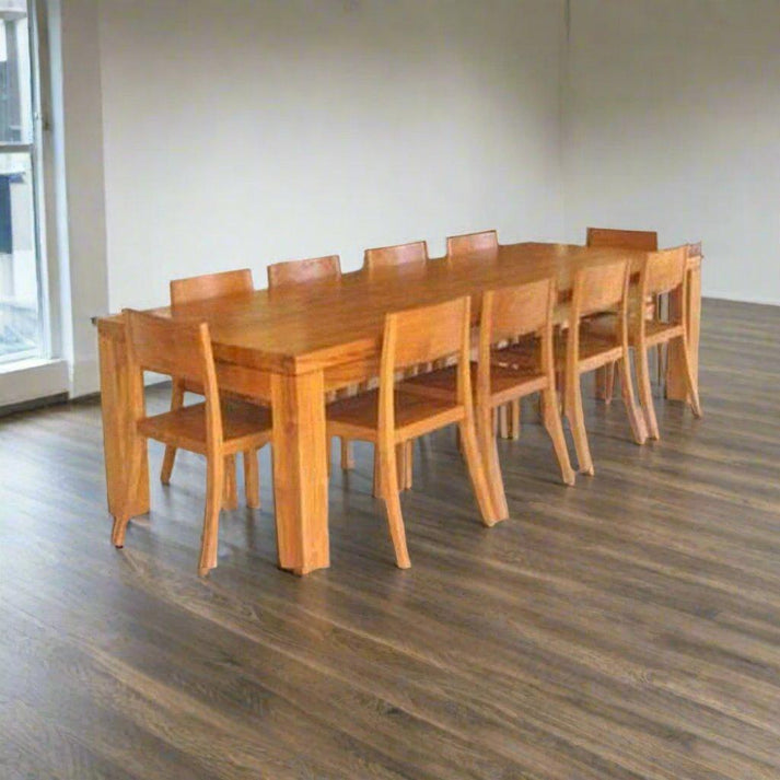 Teak Wood Dining Table Set TDT-1401 - TimberCraft